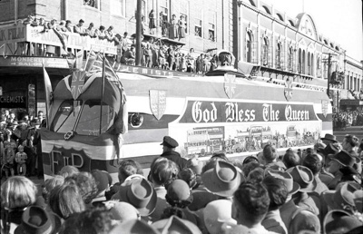 Central City. Coronation. Procession. For Crowning of Queen Elizabeth ...