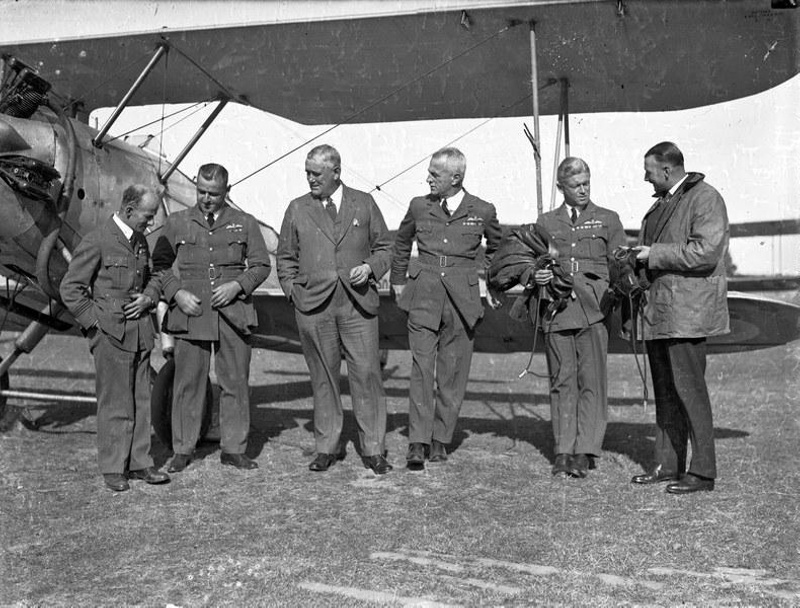 Aviation RNZAF, Royal New Zealand Air Force, Gloster Grebe, with ...