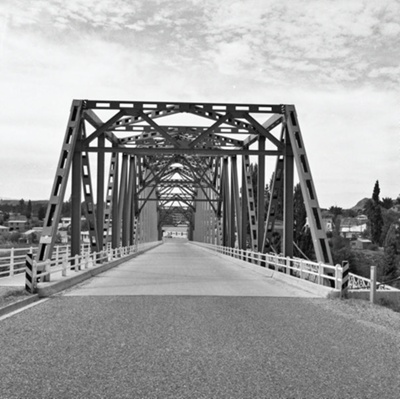 Road Works. Alexandra Bridge Over the Clutha River..This, the New ...