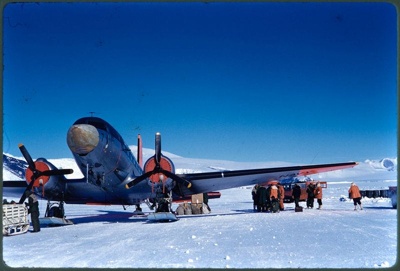 Antarctica. Aviation. US Navy C-47, Skytrain ( Military Version of the ...