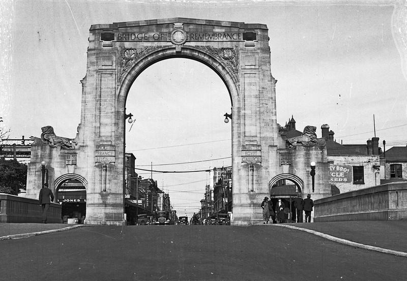 Central City. War Memorial. Bridge of Remembrance, The Bridge was ...