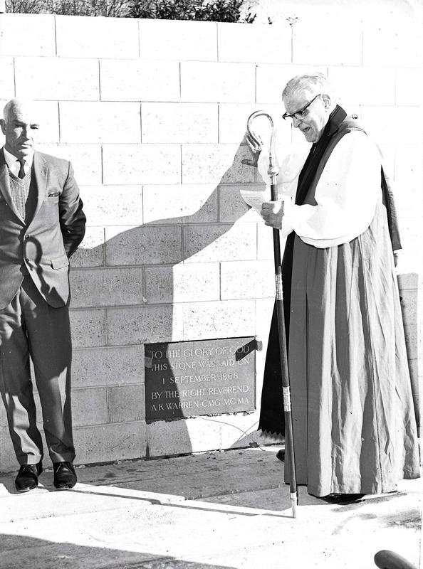 Church. Construction, Laying of a Foundation Stone For a Block of ...