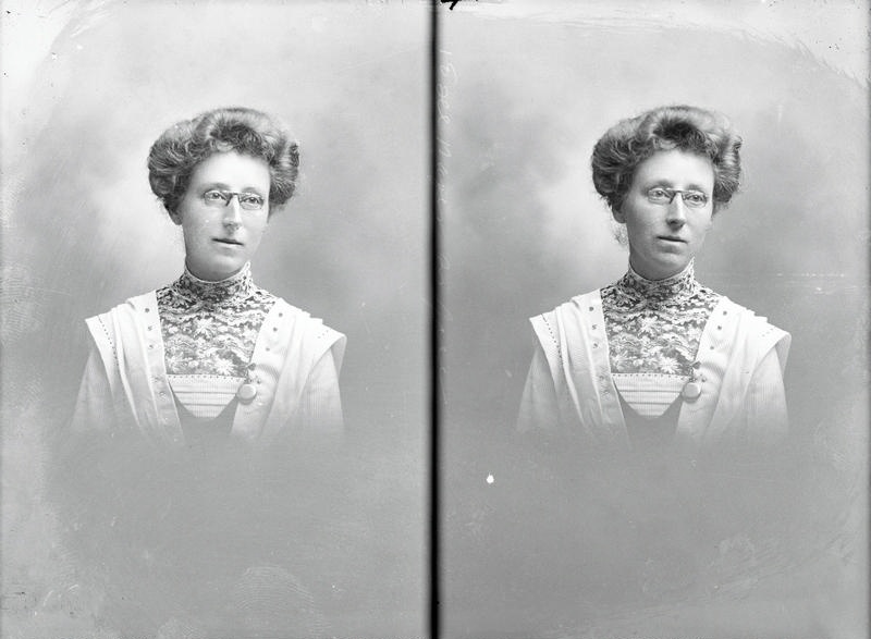Double Portrait. Miss Eschman. Christchurch, Canterbury, New Zealand ...