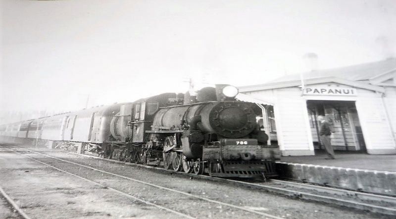 Railway, Ab Class Steam Locomotive 4-6-2, Number 786 with Passenger ...