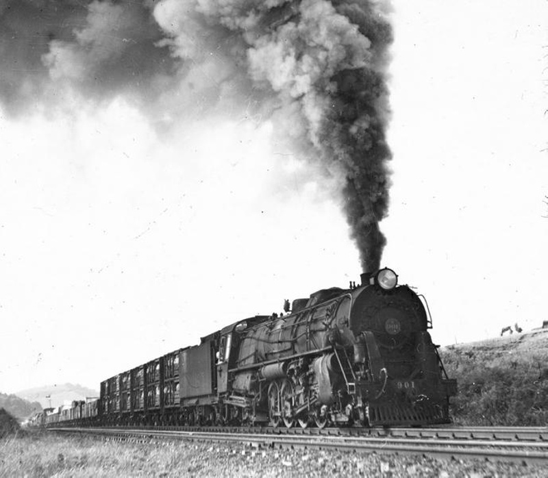 Railway K901 K Class Steam Locomotive Pulling A Mixed Goods Train Inclu Ehive