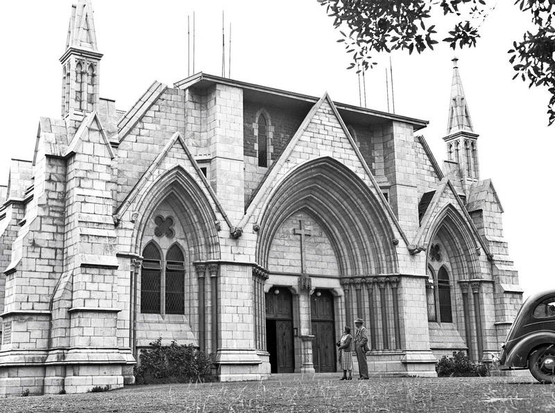 Church. Christ Church Anglican Cathedral, Nelson, New Zealand.; Unknown ...