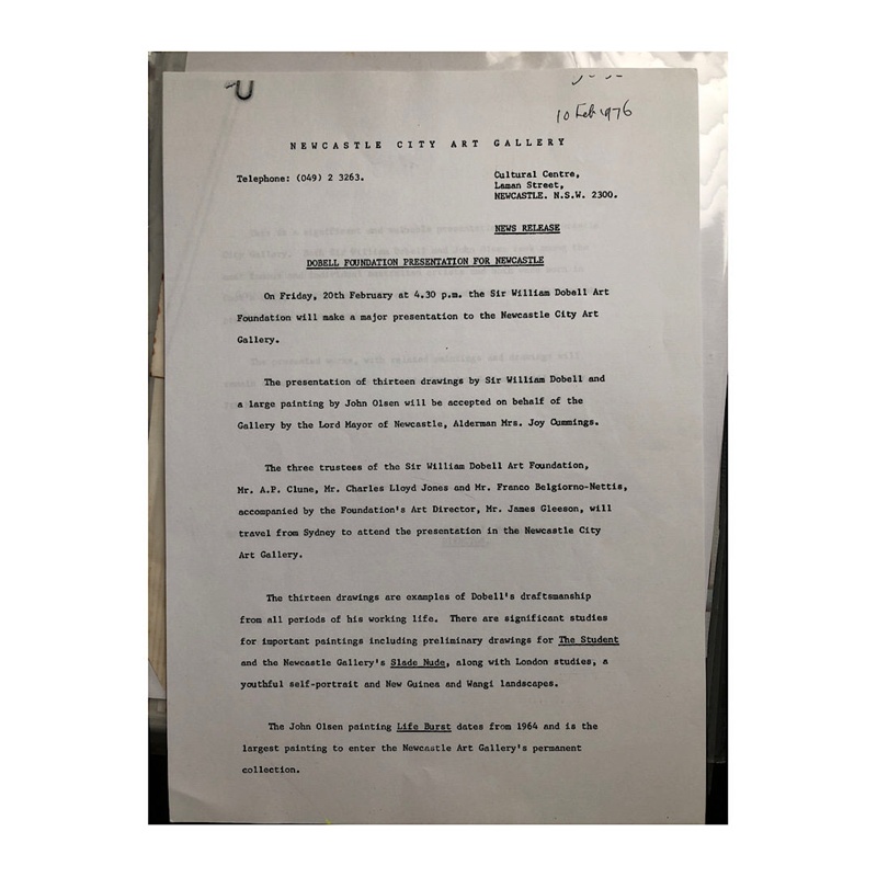 Letters from Newcastle Art Gallery; DHA280223000040 | eHive