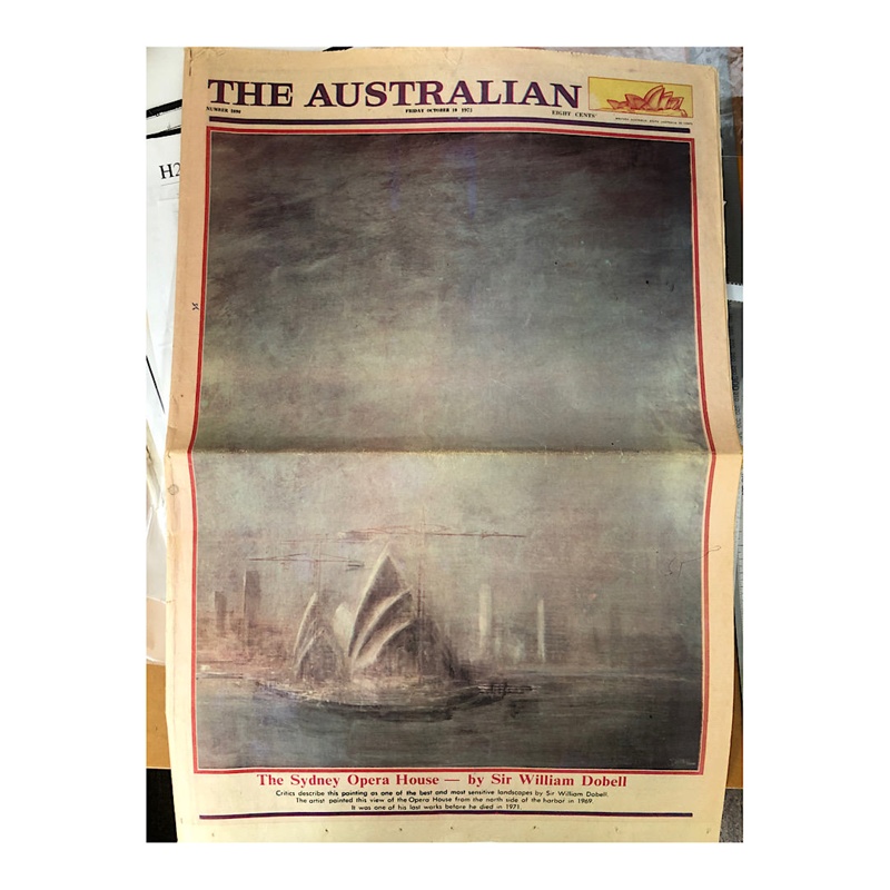 Original Newspaper Clipping of The Australian Friday October 1973 with ...