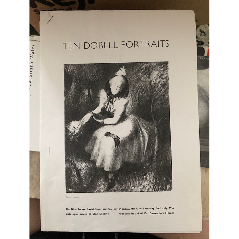 Catalogue (Copy) David Jones Art Gallery 4 July to 16th July 1960 ...