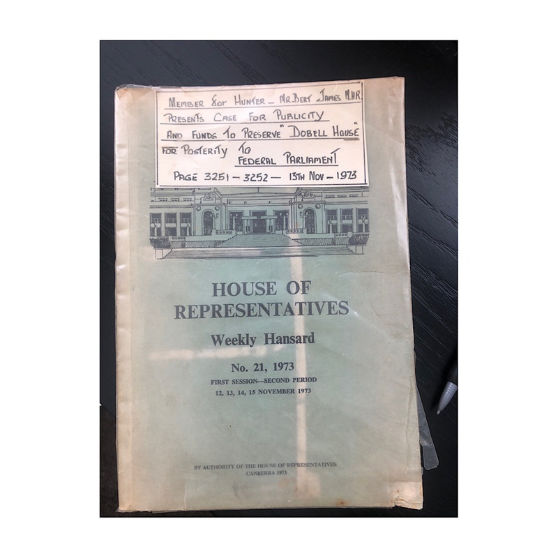 Book - House of Representatives No 21 1973 where Mr Bert James MHR ...