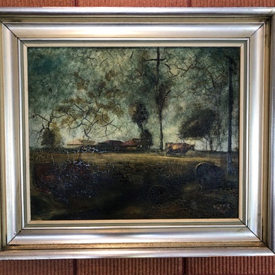 Original Painting - Oil Drums; William Dobell; 1958; DHE150123/00001 ...