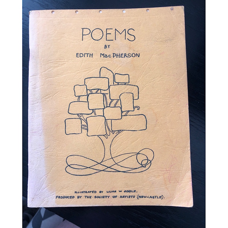 Book of Poems by Edith MacPherson including Dobell's Home; PB1999/144 ...