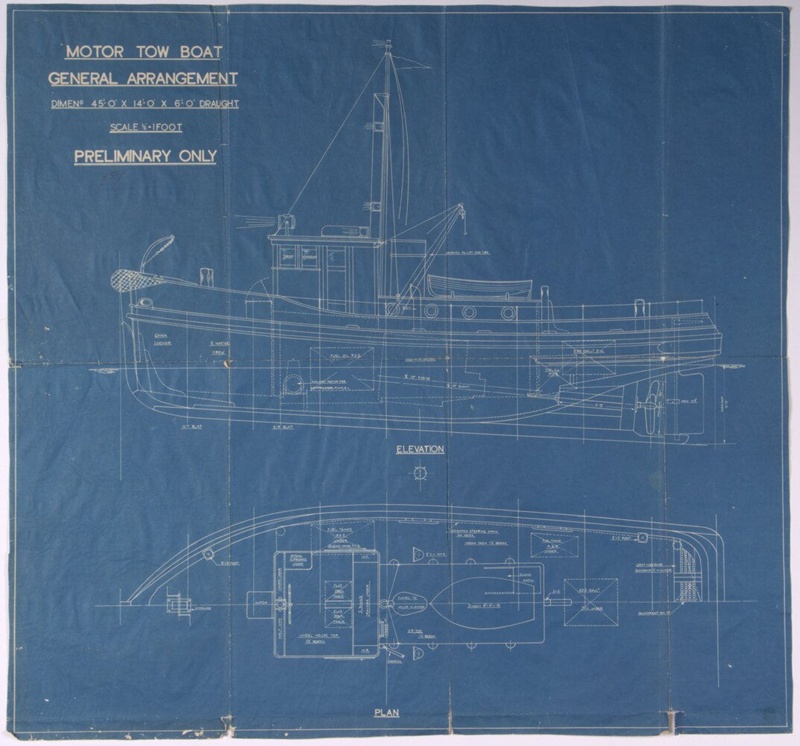 Blueprints, US Army Small Ships Section; 1942; 359 | eHive