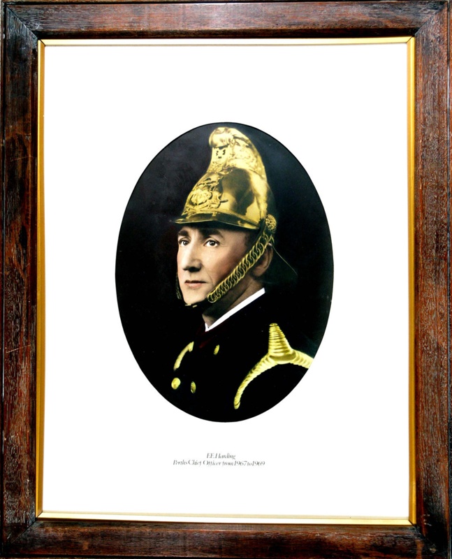 Photograph, Hand-coloured Portrait of Chief Officer Frances Edward ...