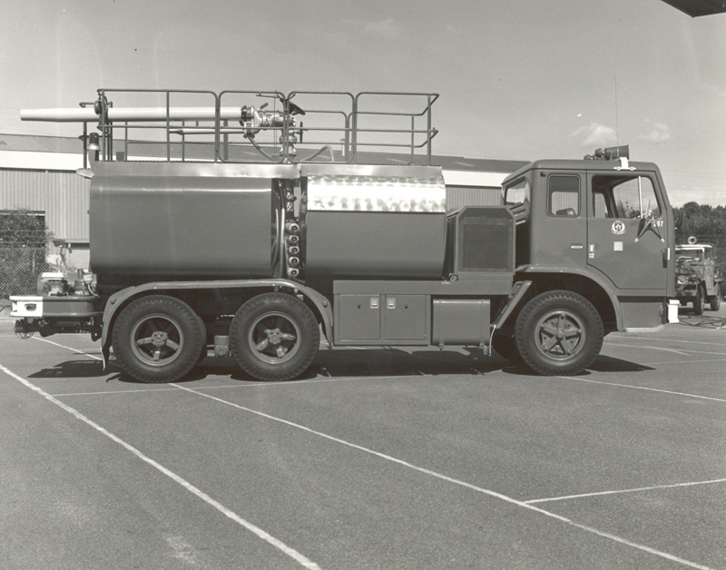 Photographs, Two views of an International ACCO Model 1910A foam ...