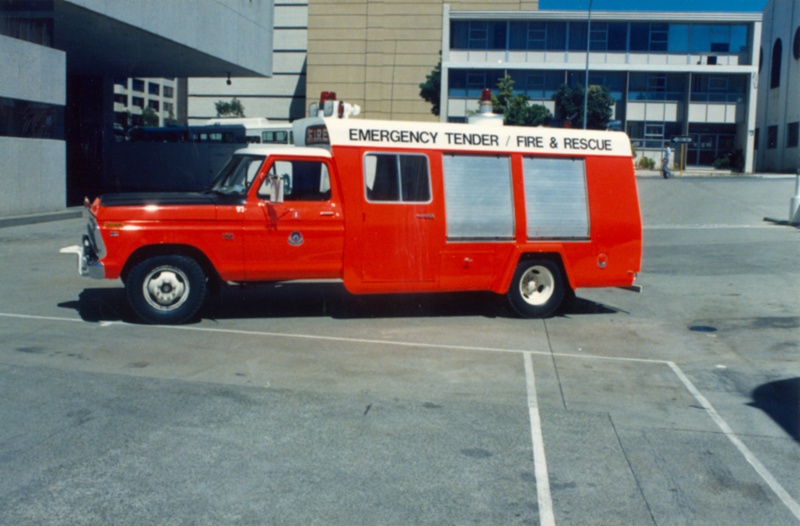 Photographs, Two images of a Ford F100 Emergency Tender motor appliance ...