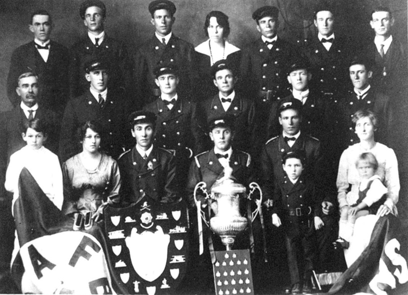 Photograph, Norseman Fire Brigade champions at the 1920 State ...
