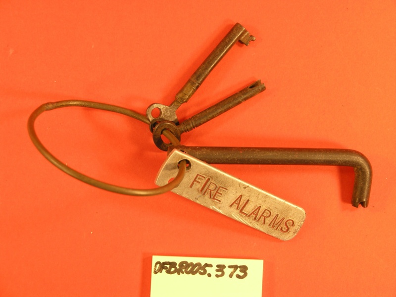 Keys, Fire Alarm Panel; 1905?; OFB2005.373 | eHive