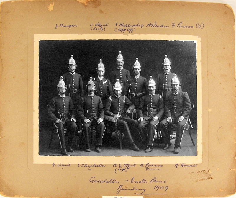 Photograph, Geraldton Volunteer Fire Brigade; 1909; PH2003.335 | eHive