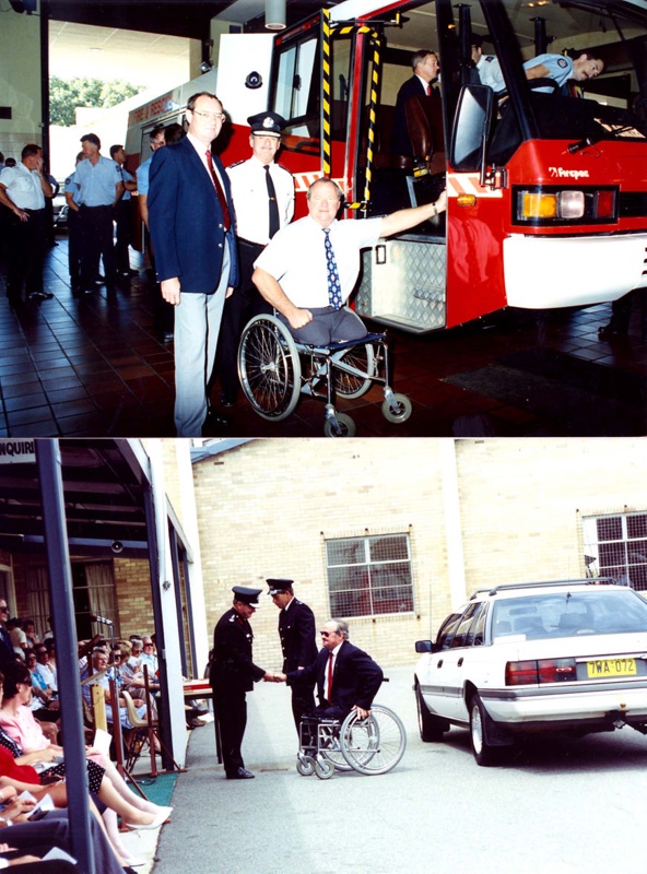 Photograph, Minister Graham Edwards And Chief Officer Max Castlehow at ...