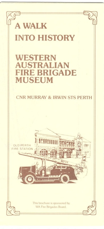Leaflet, A Walk Into History; 1985?; FB2005.127 | eHive