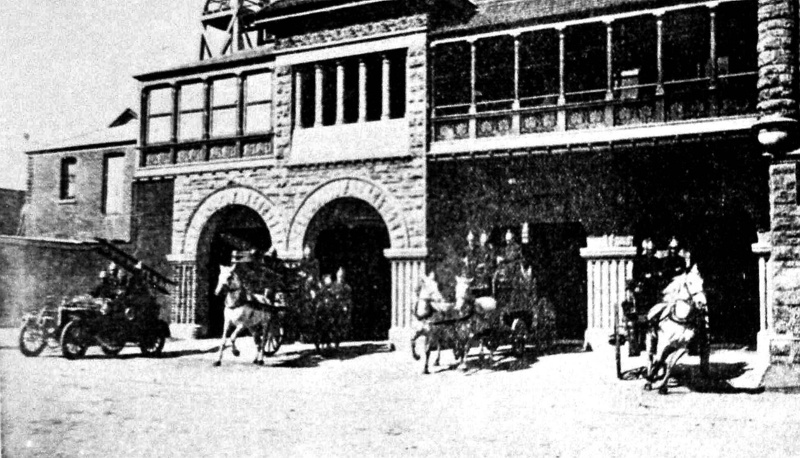 Photograph, Perth Central Fire Brigade responding to an incident, Perth ...