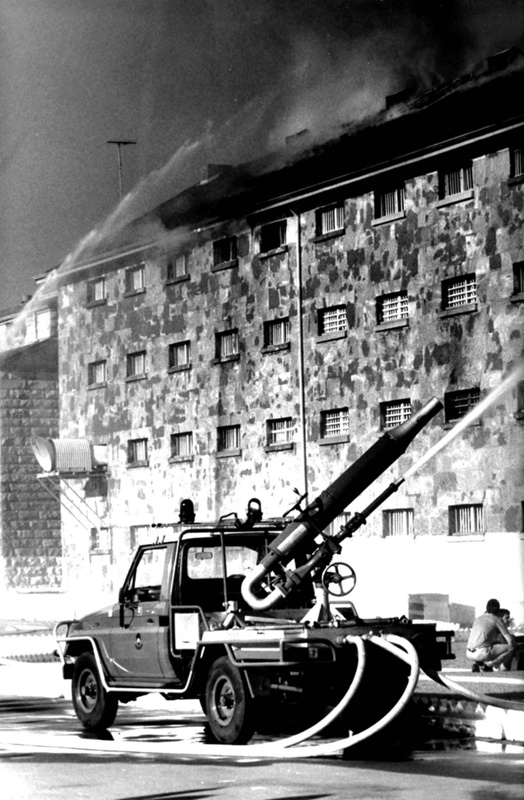 Photograph, Property Fire - Fremantle Prison Riots, Fremantle; 4/01 ...