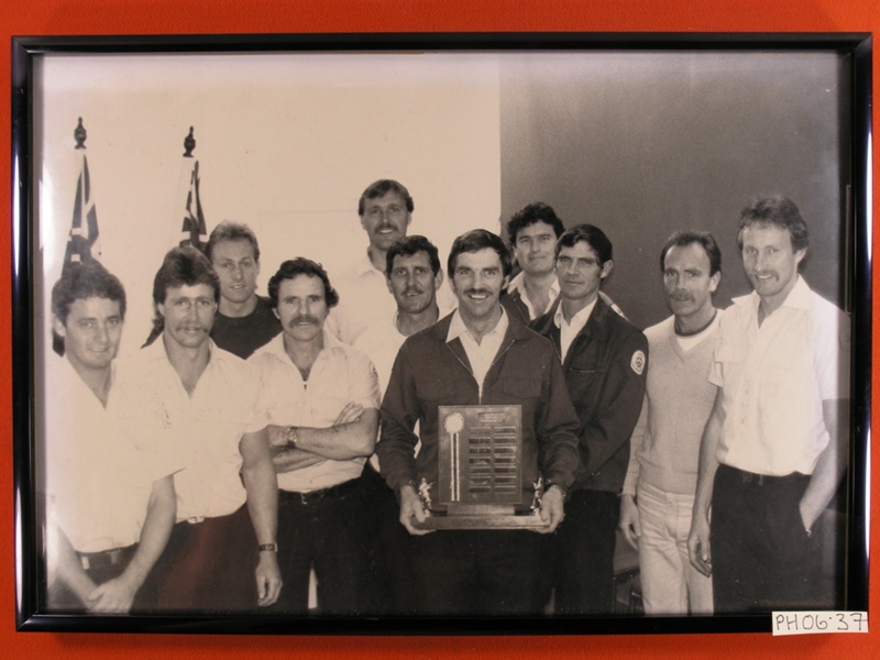 Photograph, Members from D Platoon Perth with award; 1984; PH2006.037 ...