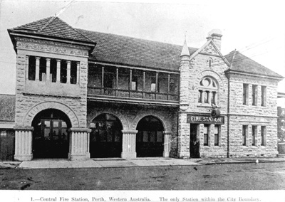 Photograph, Perth Fire Station; 1905?; PH2003.611 | eHive