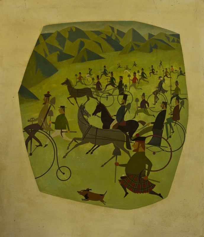 Russell Clark Mural (Panel 6); Russell Clark; 1962; BAX2025006 | eHive