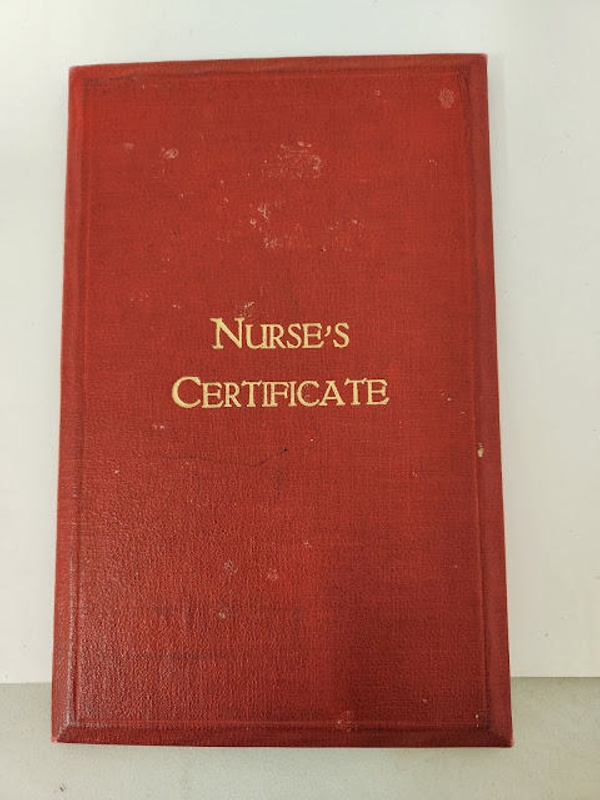 Nurse's Certificate and Photograph; 1948; 2011.173.1-2 | eHive