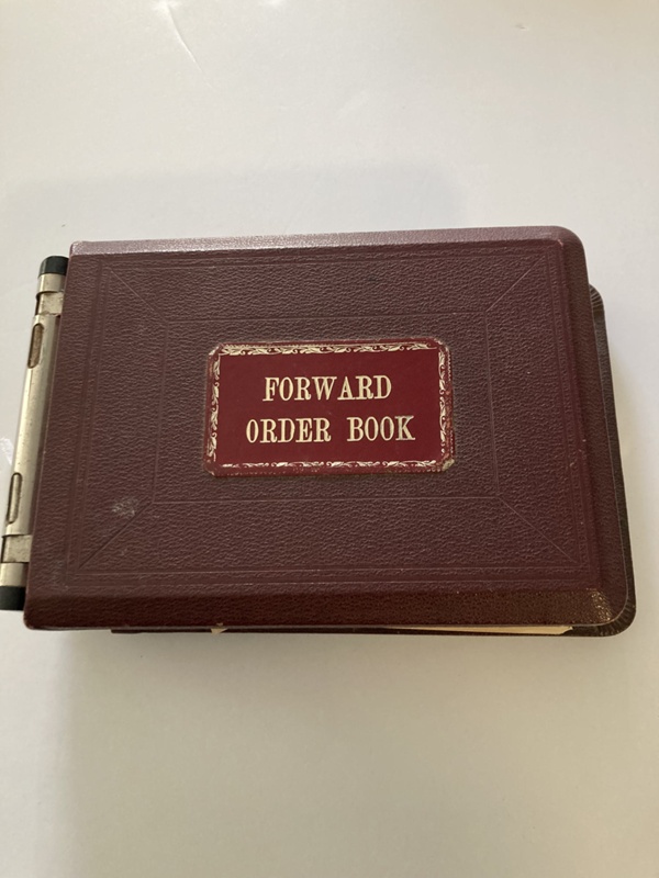 Foward Order Book; Twinlock; 2018.84 | eHive