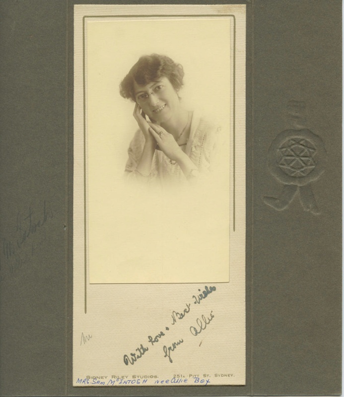 Allie McINTOSH nee Box; MF222 | eHive