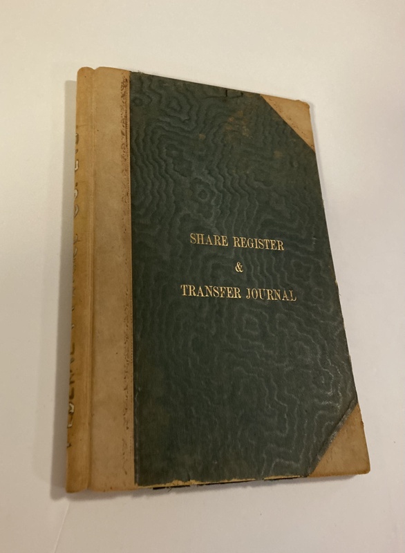 Share Register and Transfer Journal; Federal Finance Co. Ltd; 2018.88 ...