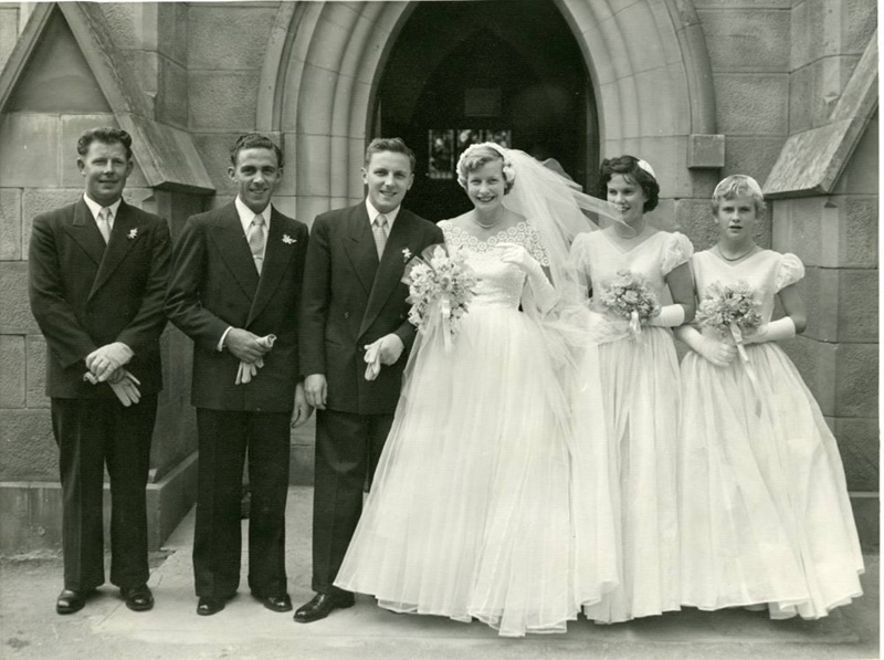 Robert WALKER and Patricia MUNNS Wedding 1955; MF2015.548 | eHive