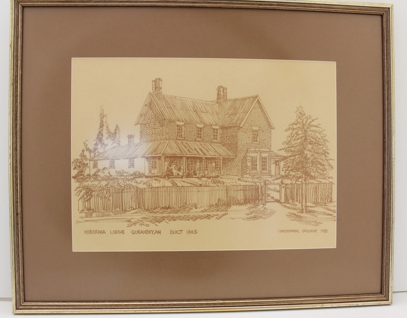 Hibernia Lodge- Sketch ; Christopher O'Rourke; 1985; 2008.400 | eHive