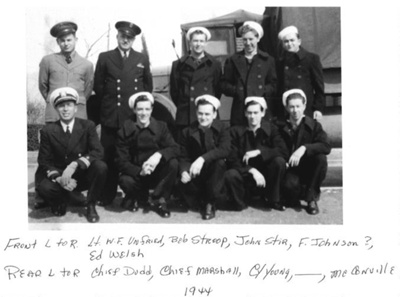 American Naval Serviceman stationed at HMAS Harman WW2 Group Photo ...