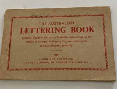 The Australian Lettering Book ; 1962; 2022.222 | eHive