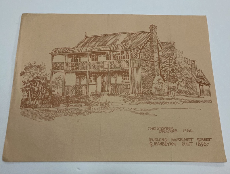 'Furlong' Morrisett Street Queanbeyan -Sketch; Christopher O'Rourke ...