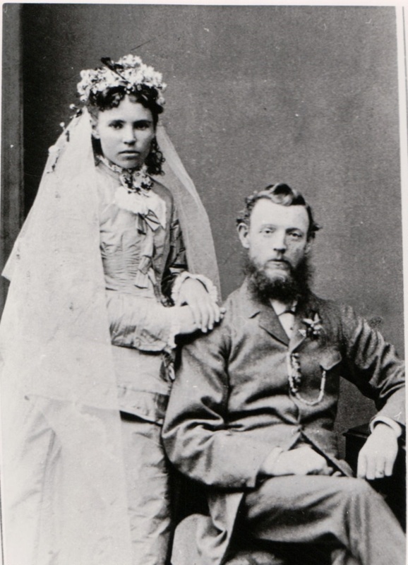 Annie Mercy GALE and Edward FALLICK Wedding 1878; MF2015.509 | eHive