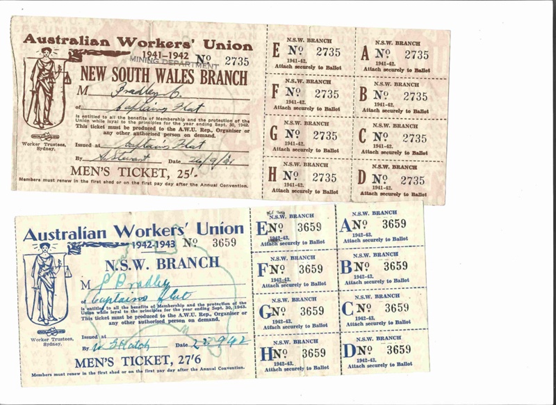 Australian Workers' Union - Members Ticket.; EF150 | eHive