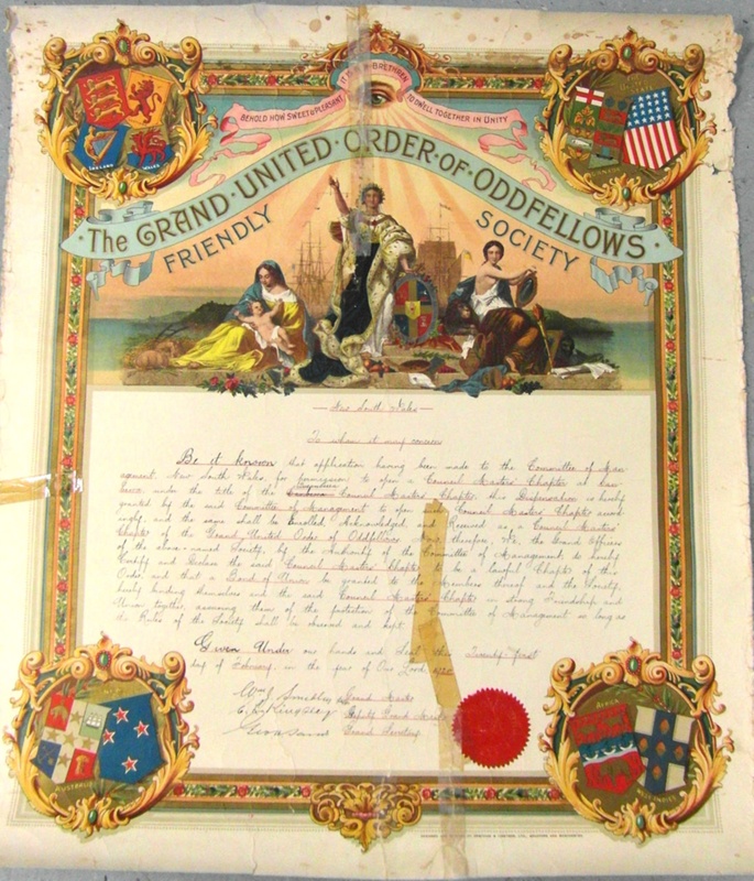 The Grand United Order of Odd Fellows Society 1920.; 2016.251 | eHive