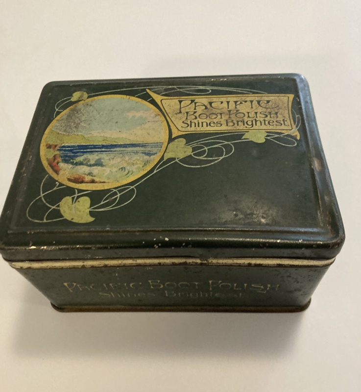 Pacific Boot Polish Tin; The Pacific Manufacturing Company; 2022.333 ...
