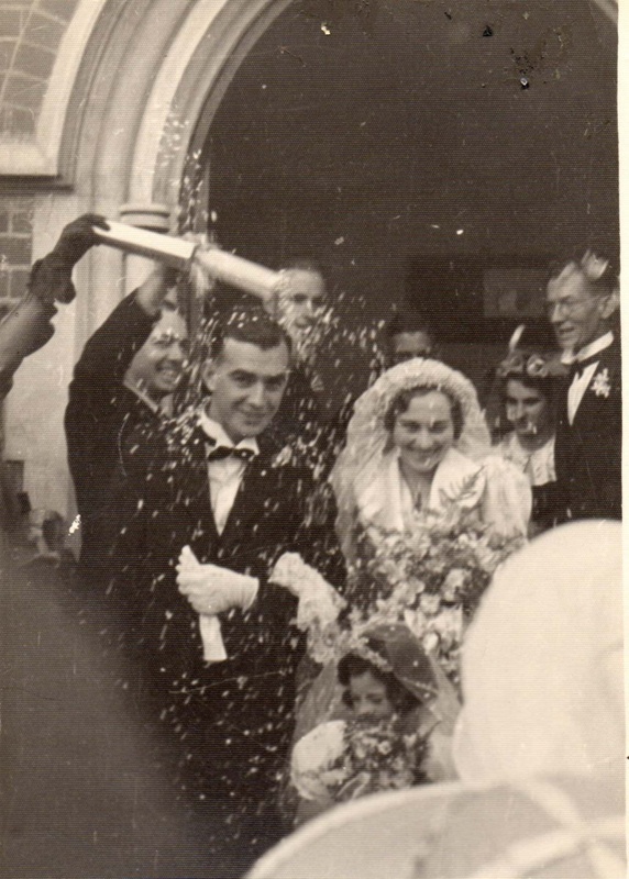 George BARLIN and Iris Edna TAYLOR Wedding 1938; MF2015.507 | eHive