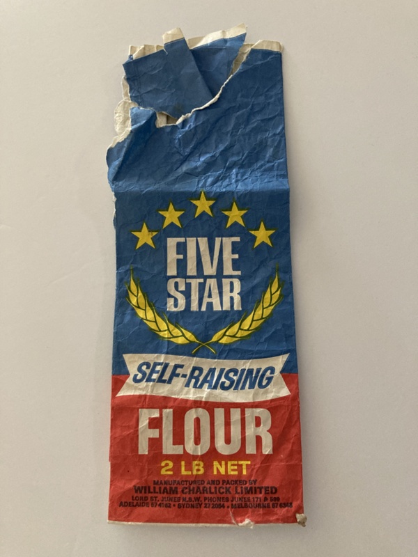 Five Star Self-Raising Flour Packet; William Charlick Ltd; 2024.273 | eHive