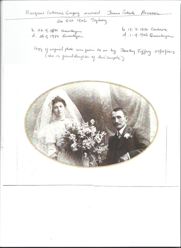 Margaret Gregory & James Morrison - Wedding Portrait ; 1906; MF2016.710 ...