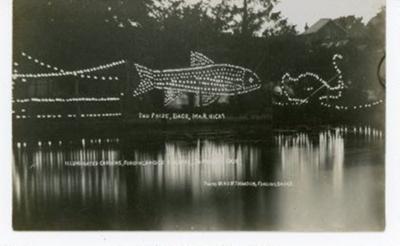 Photo of 2nd Prize Dace Mr R Hicks, 3rd Prize Illuminated Gardens ...