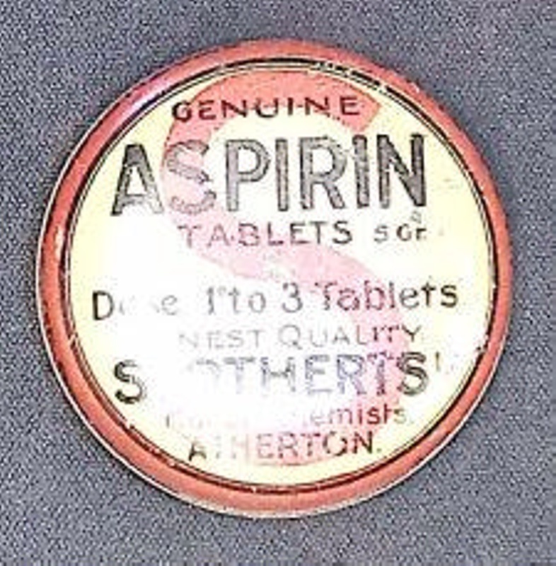 Tin for Aspirin tablets ; Stotherts Ltd; FB/10/291 | eHive