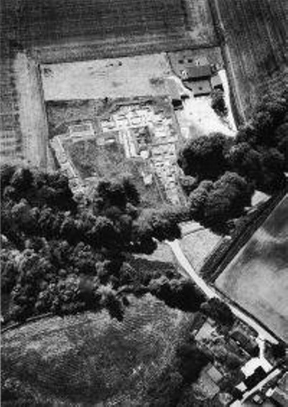 Aerial view of Rockbourne Roman Villa; X/24/3505 | eHive