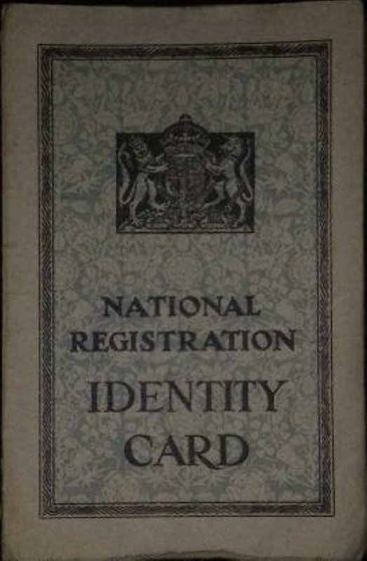 National Registration Identity Card ; 1943; w/82/2096 | eHive